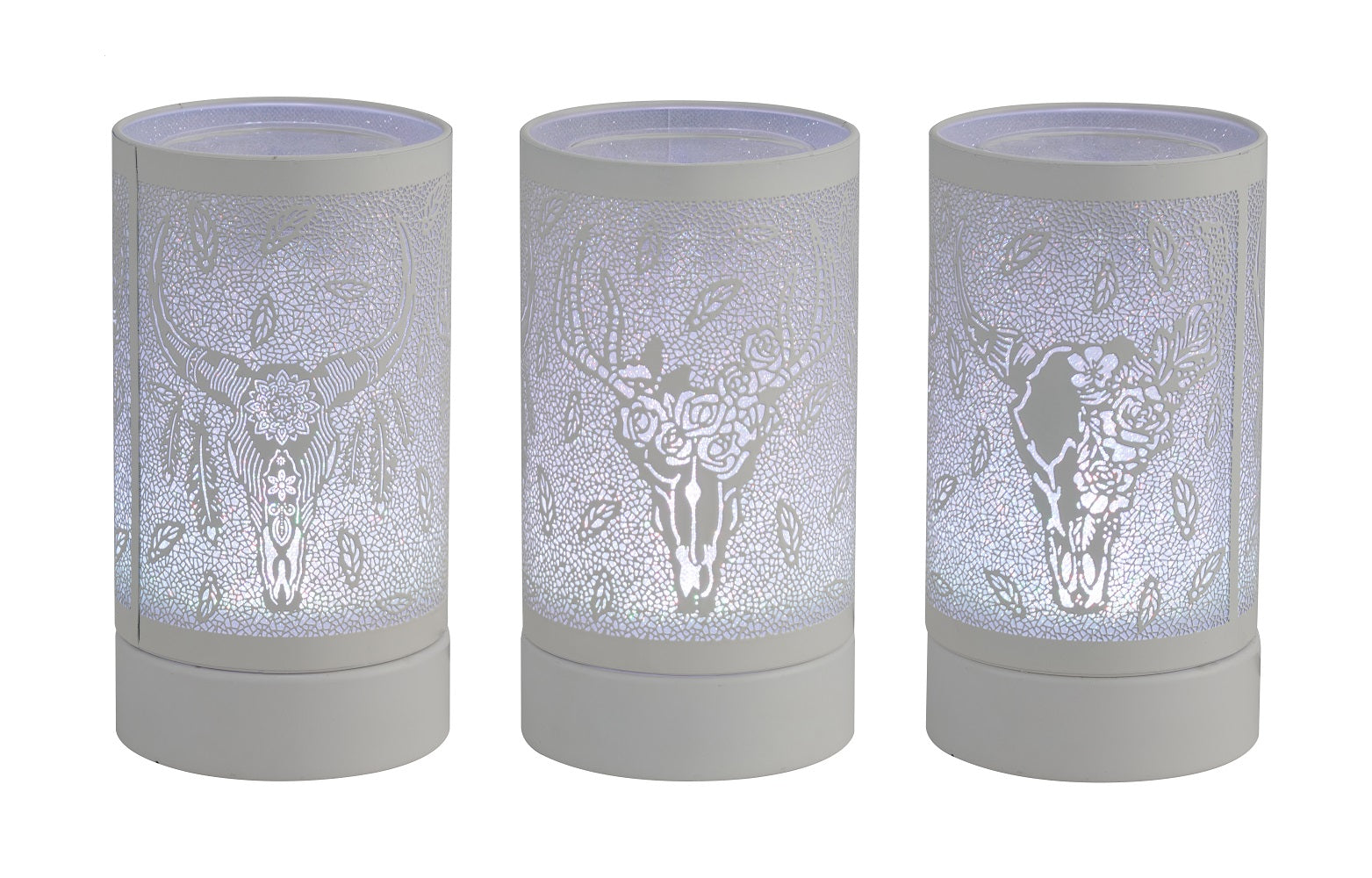 White Cow Skulls - LED Warmer – Scentchips New Zealand